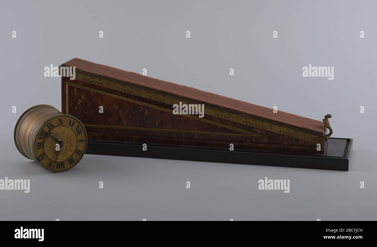 Incline Clock. Research in Progress Incline Clock Stock Photo - Alamy