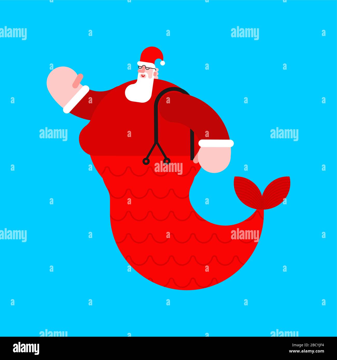 Merman and mermaid Stock Vector Images - Alamy