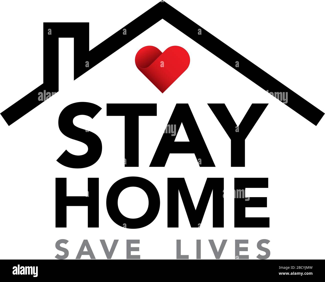 Stay at home. Coronavirus Covid-19, quarantine motivational phrase ...