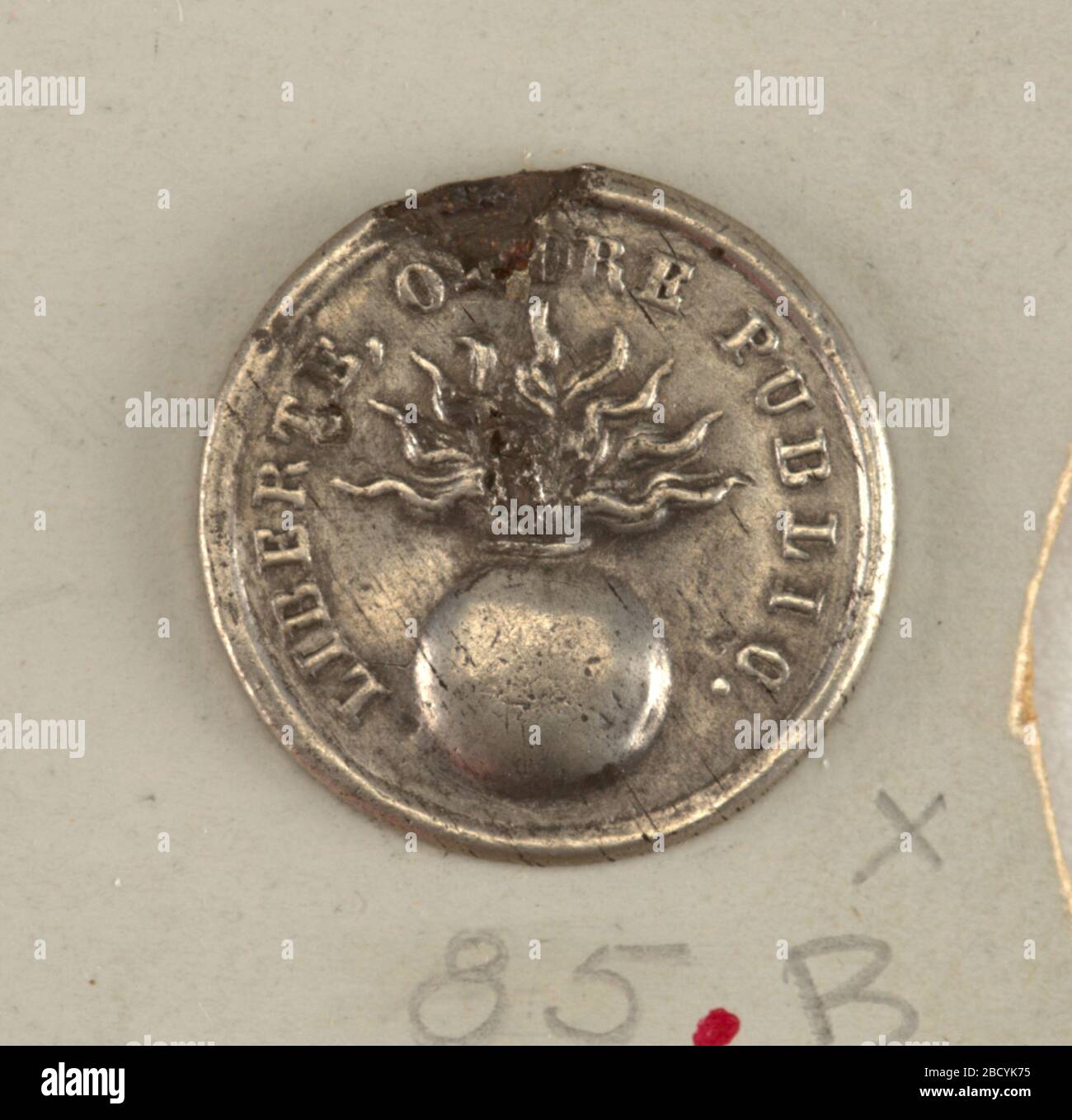 Buttons. Research in ProgressButton with raised design of a flaming ...