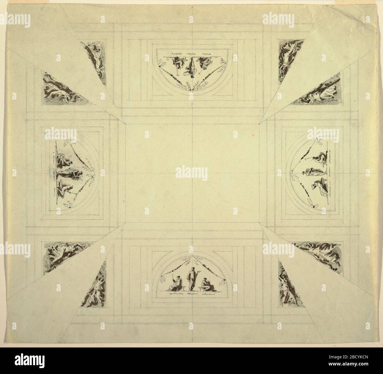 Ceiling Design for Room in Palazzo Quirinale Rome. Research in ...