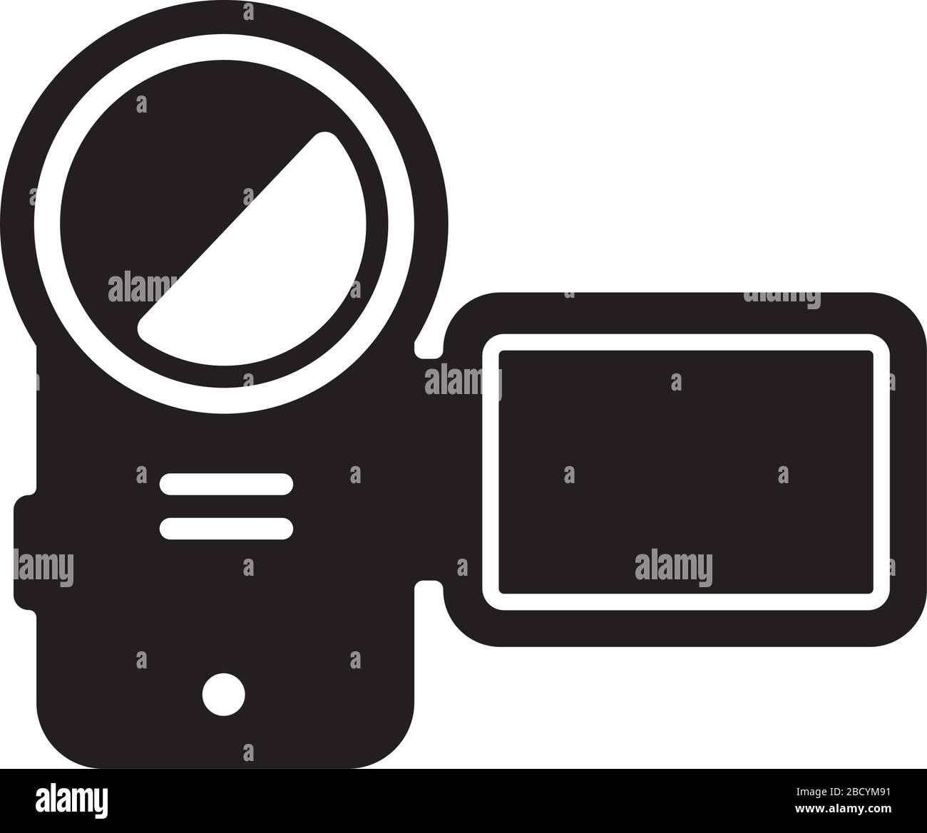 Old school camera Stock Vector Images - Alamy