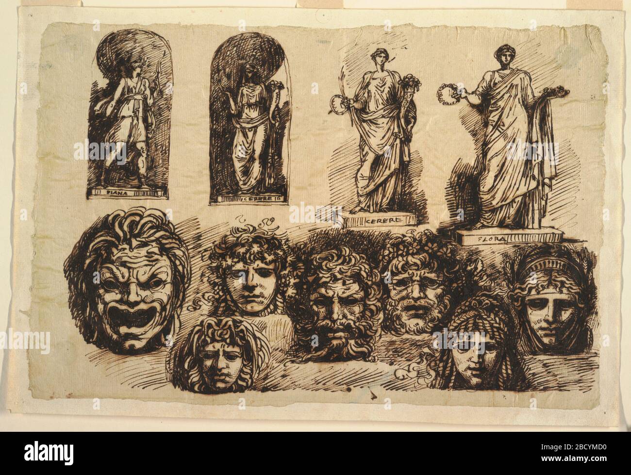 Studies for Four Statues and Seven Masks. Research in ProgressSheet ...