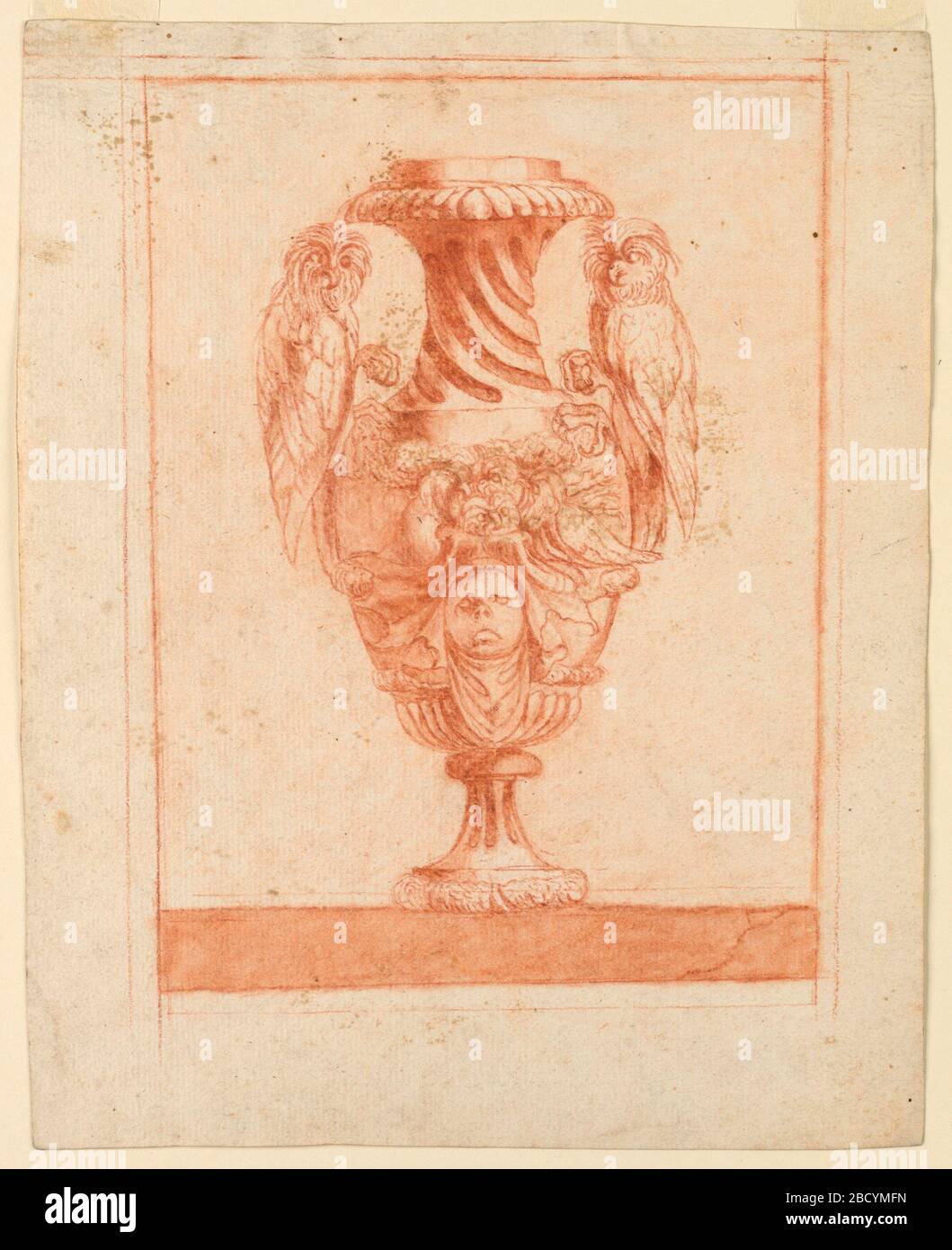 Design for a Vase. Research in ProgressElevation of a vase decorated ...