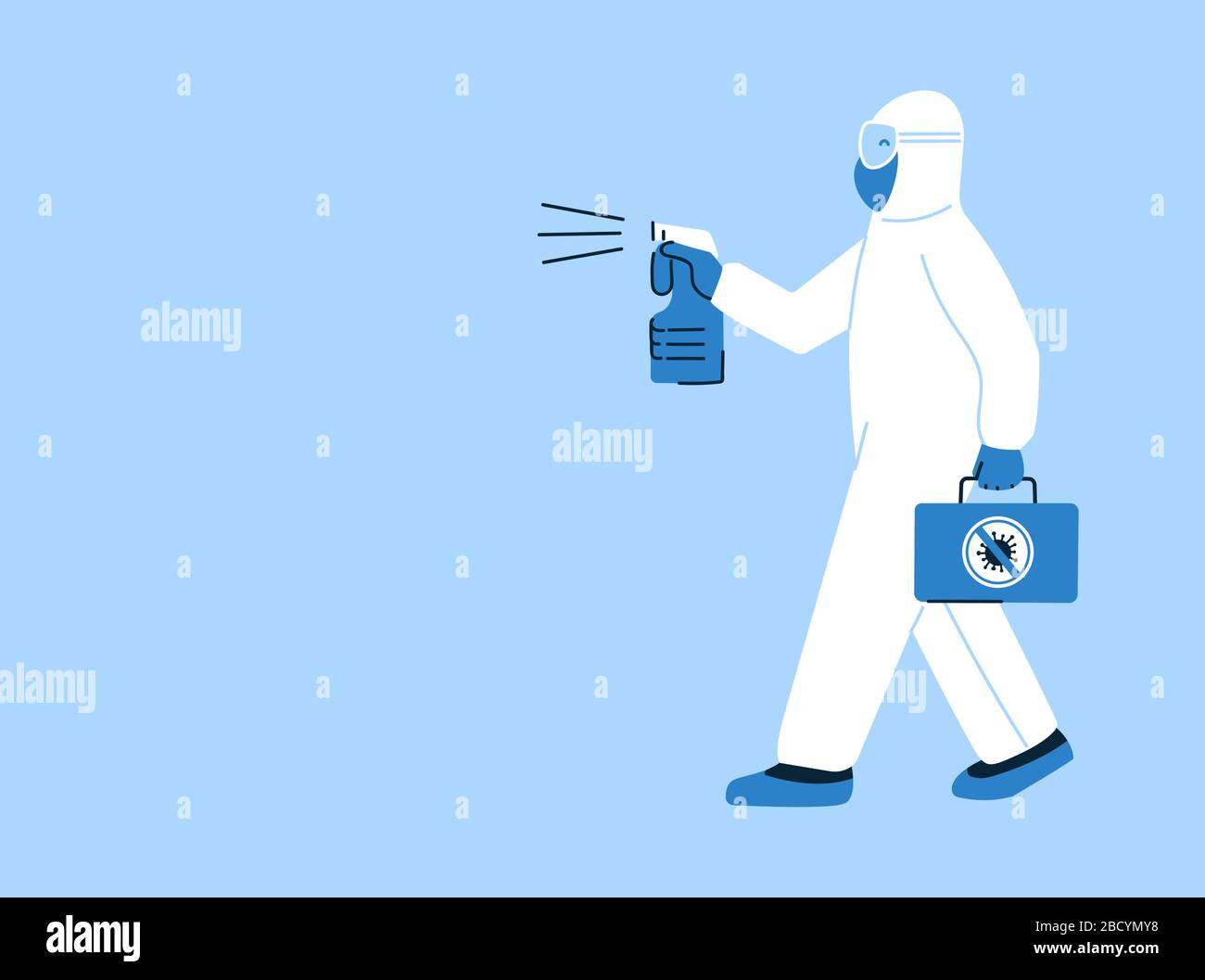 Spray disinfectant Stock Vector Images - Alamy