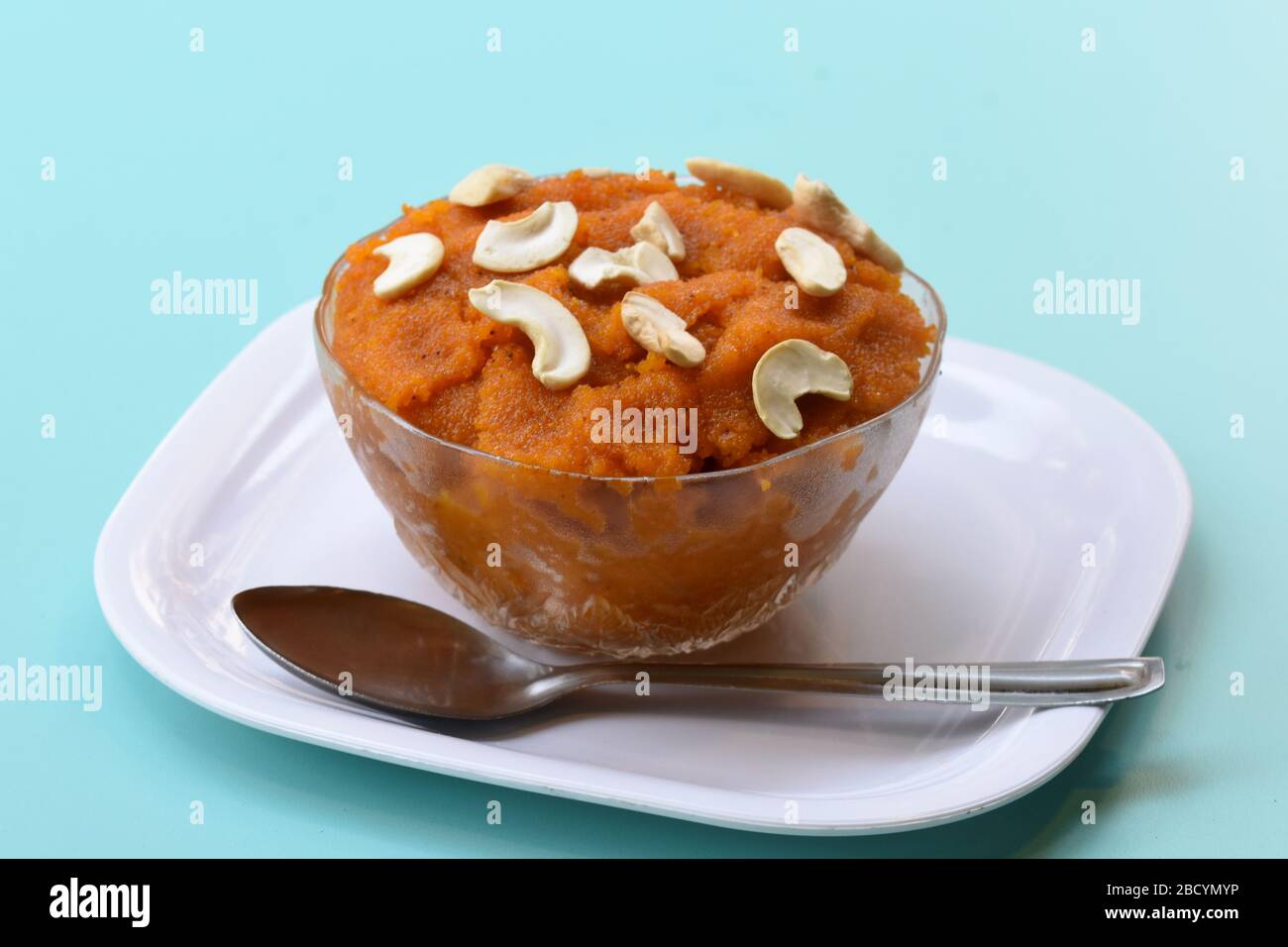 Indian traditional sweet,SemolinaSuji Halwa also known as Sweet Rava ...