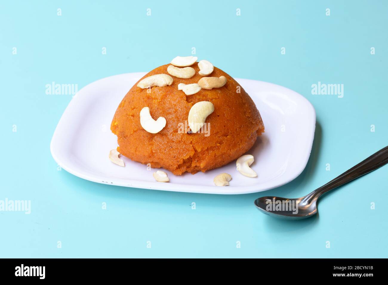 Indian traditional sweet,SemolinaSuji Halwa also known as Sweet Rava ...