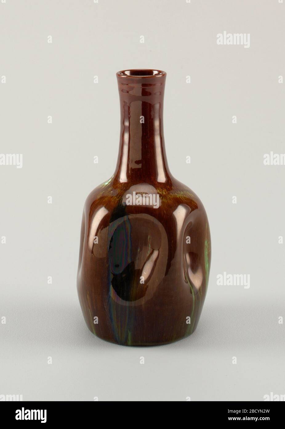 Vase. Research in ProgressOvoid body with five concave "dimples ...