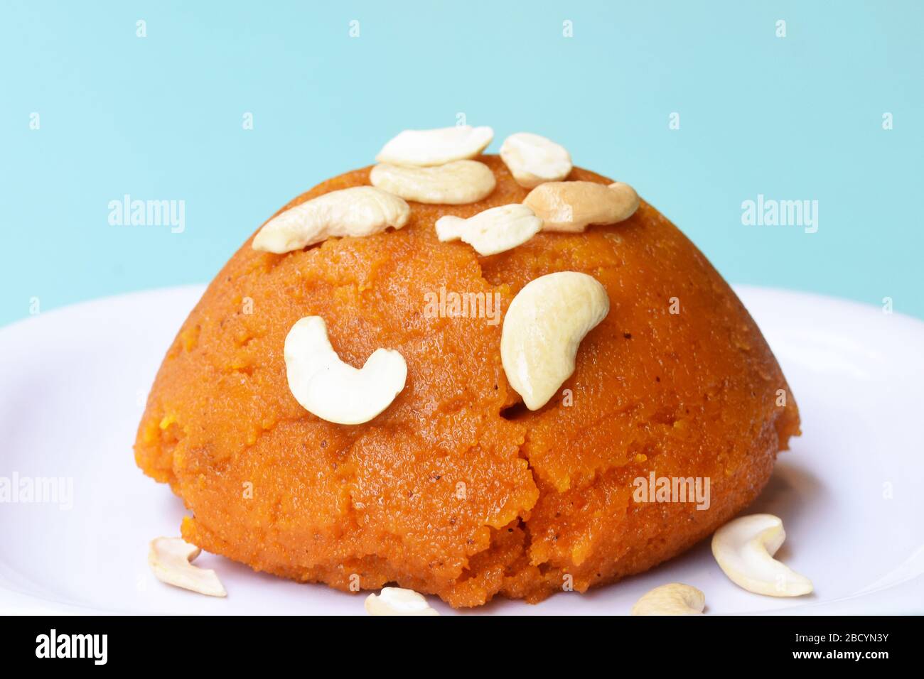 Indian traditional sweet,SemolinaSuji Halwa also known as Sweet Rava ...