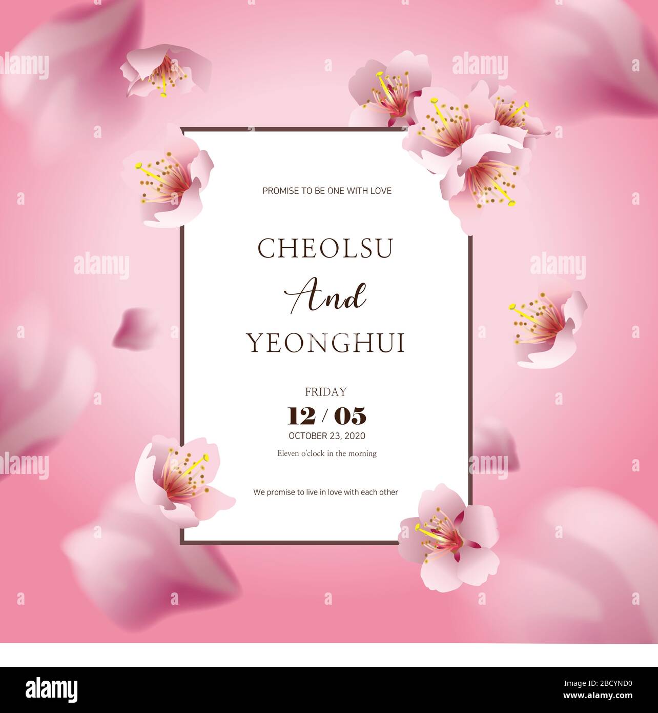 Cherry blossoms Stock Vector Images - Alamy