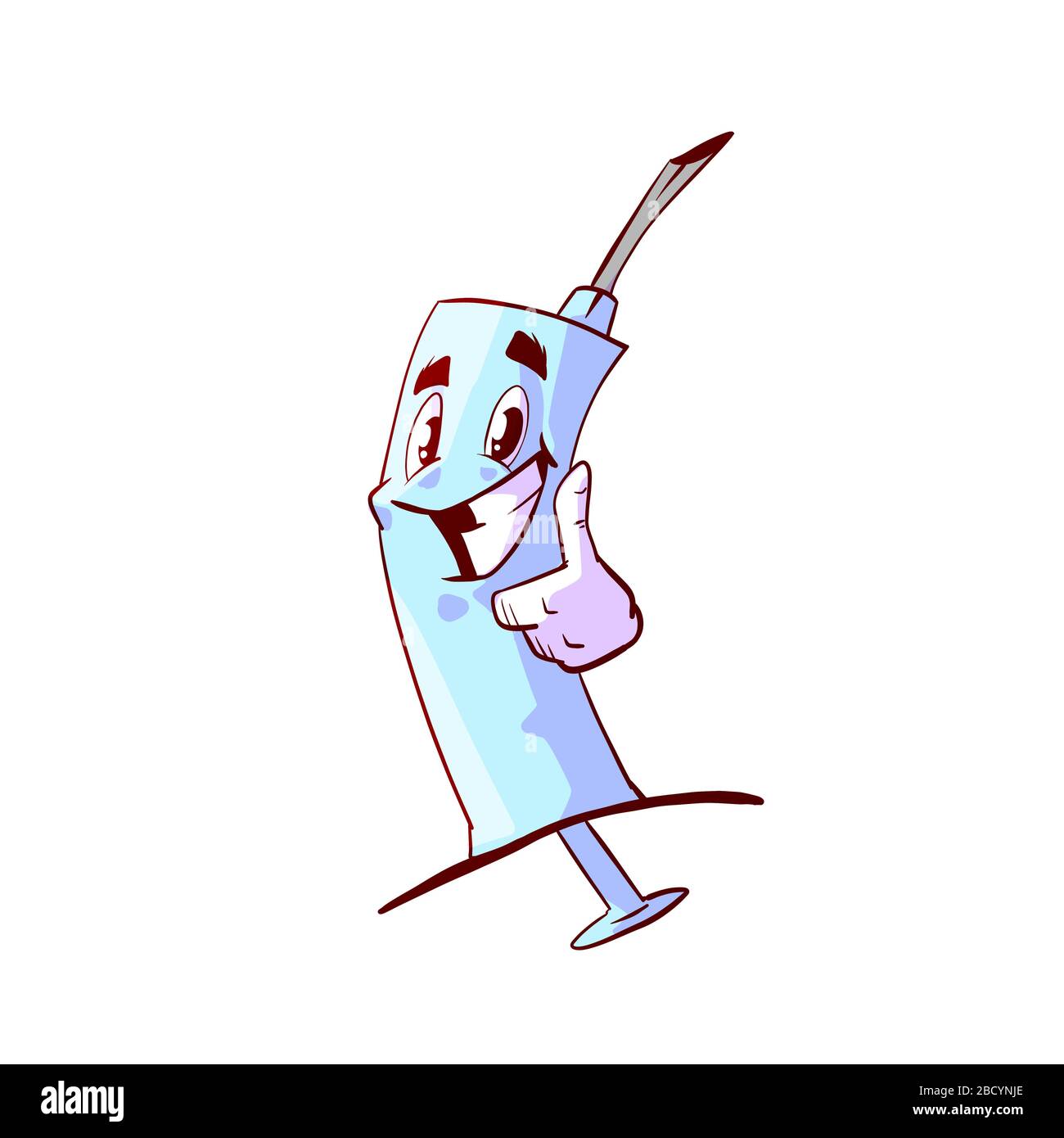 Cartoon syringe hi-res stock photography and images - Alamy