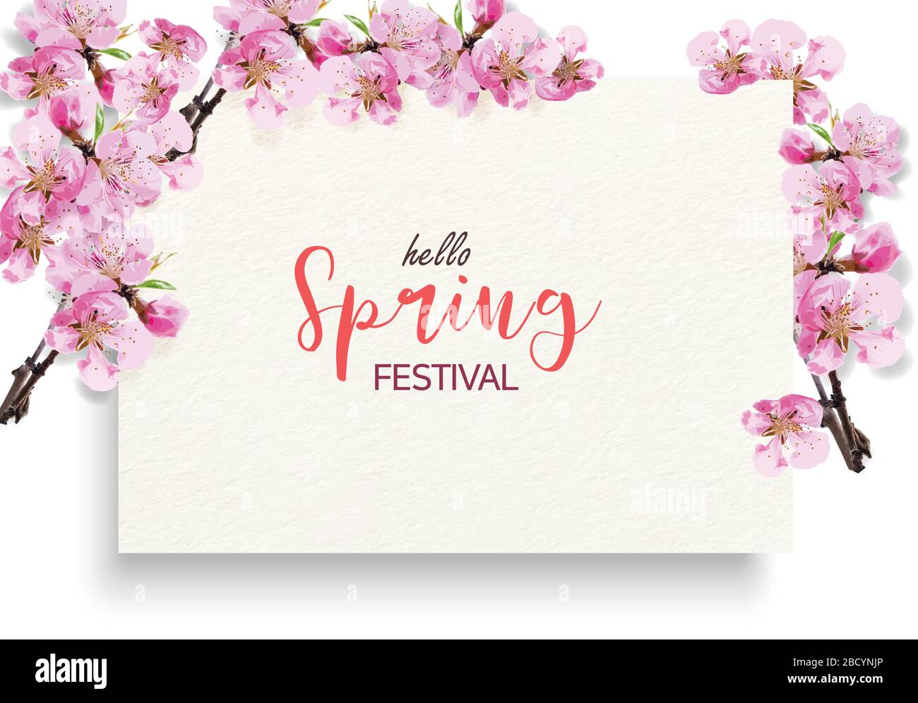 In spring new plants Stock Vector Images - Alamy