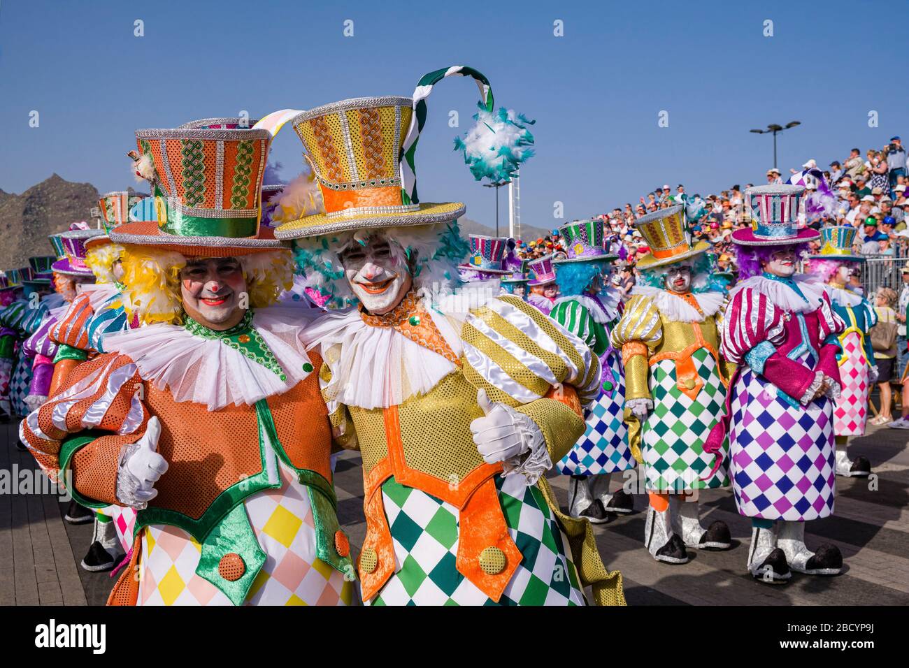 Beautifully dressed male dancers, presenting their costumes during the ...