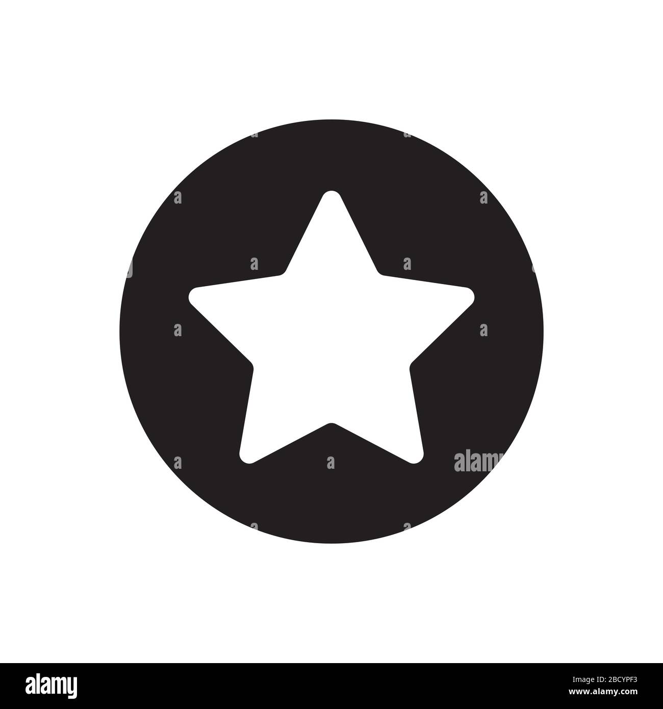 Star award icon sign Black and White Stock Photos & Images - Alamy