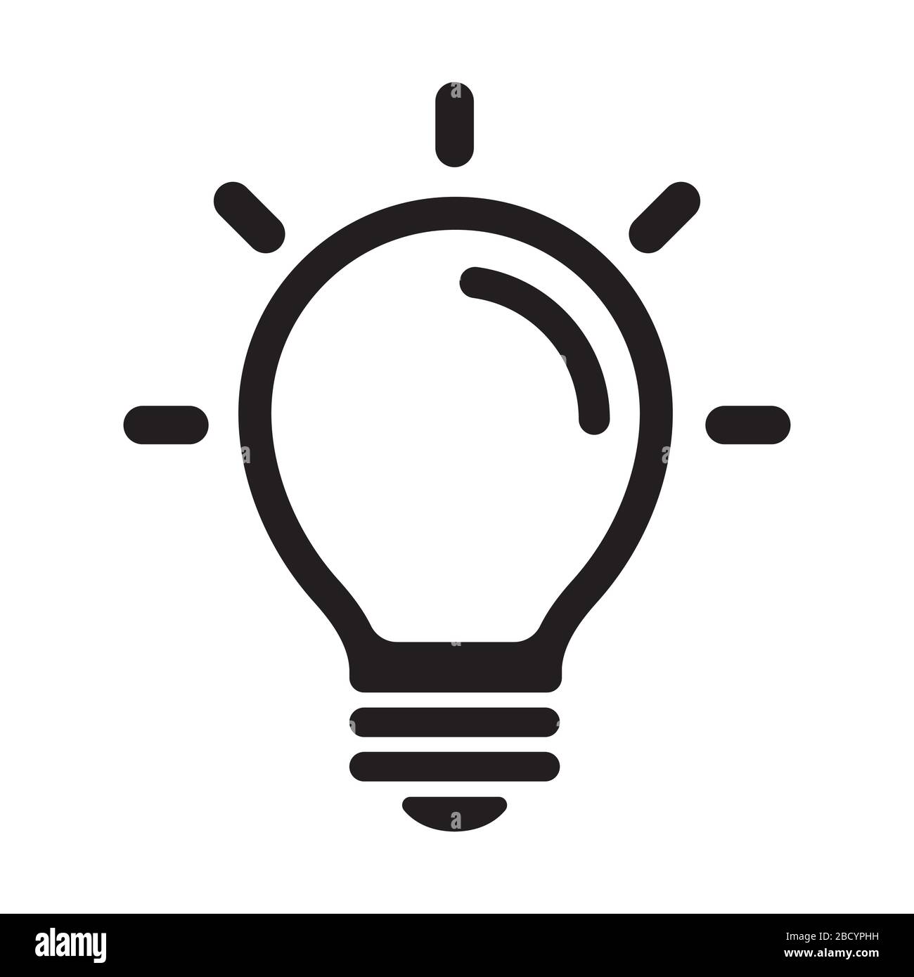 light bulb / idea / inspiration icon Stock Vector Image & Art - Alamy