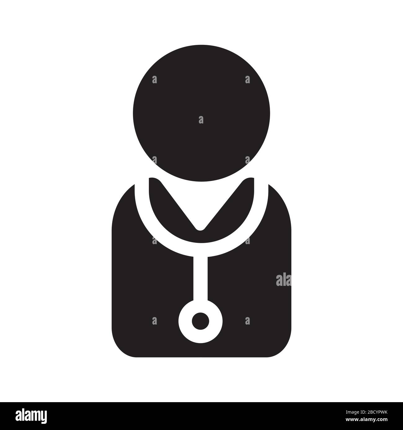 Doctor icon simple element hi-res stock photography and images - Alamy