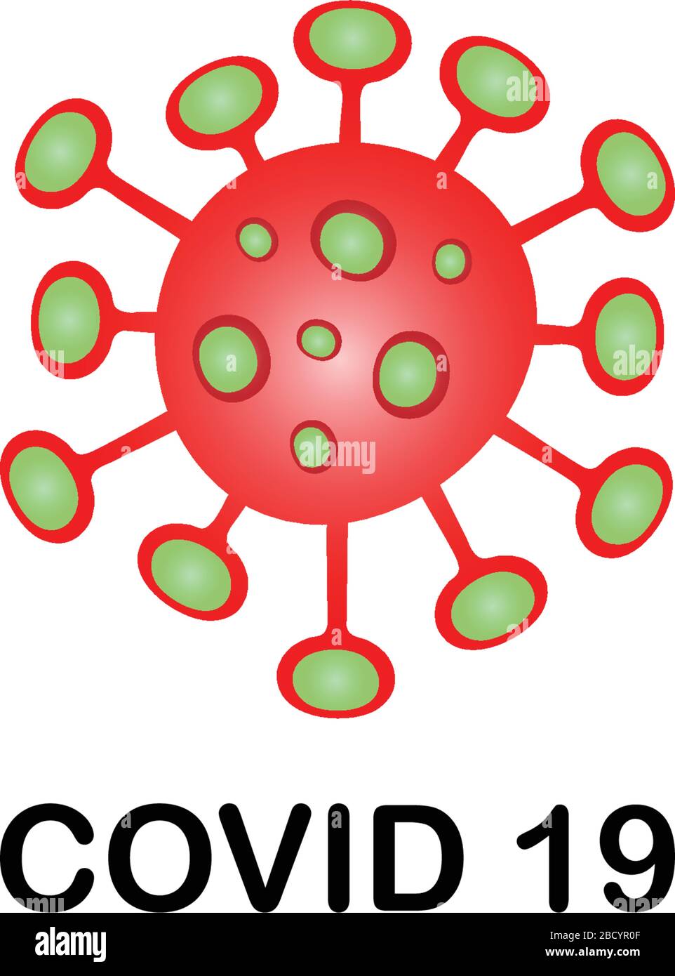 Coronavirus Logo. Covid -19 icon Template illustration Stock Vector ...