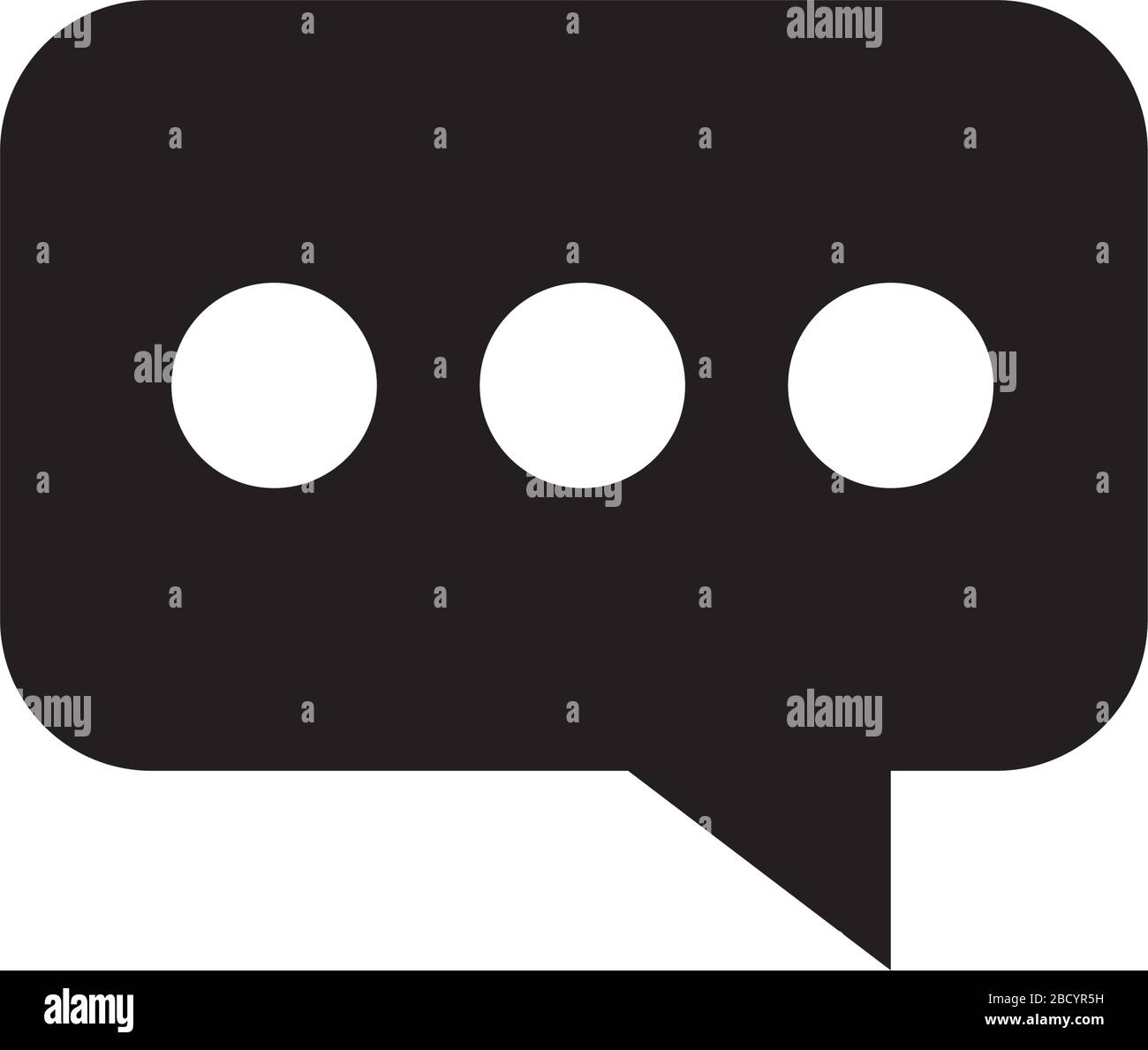 Chat speech vector flat Cut Out Stock Images & Pictures - Alamy