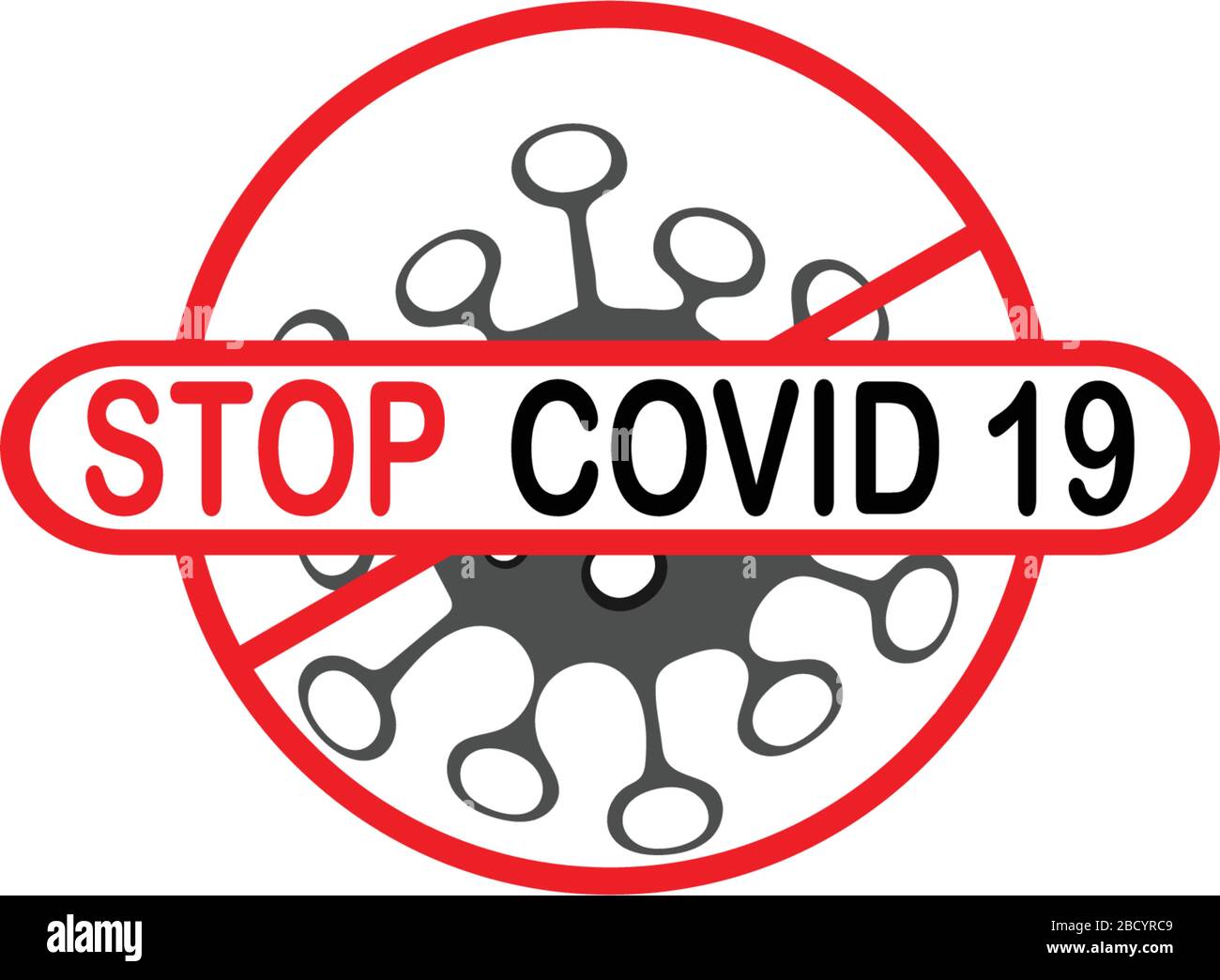 Coronavirus Logo. Covid -19 icon Template illustration Stock Vector ...