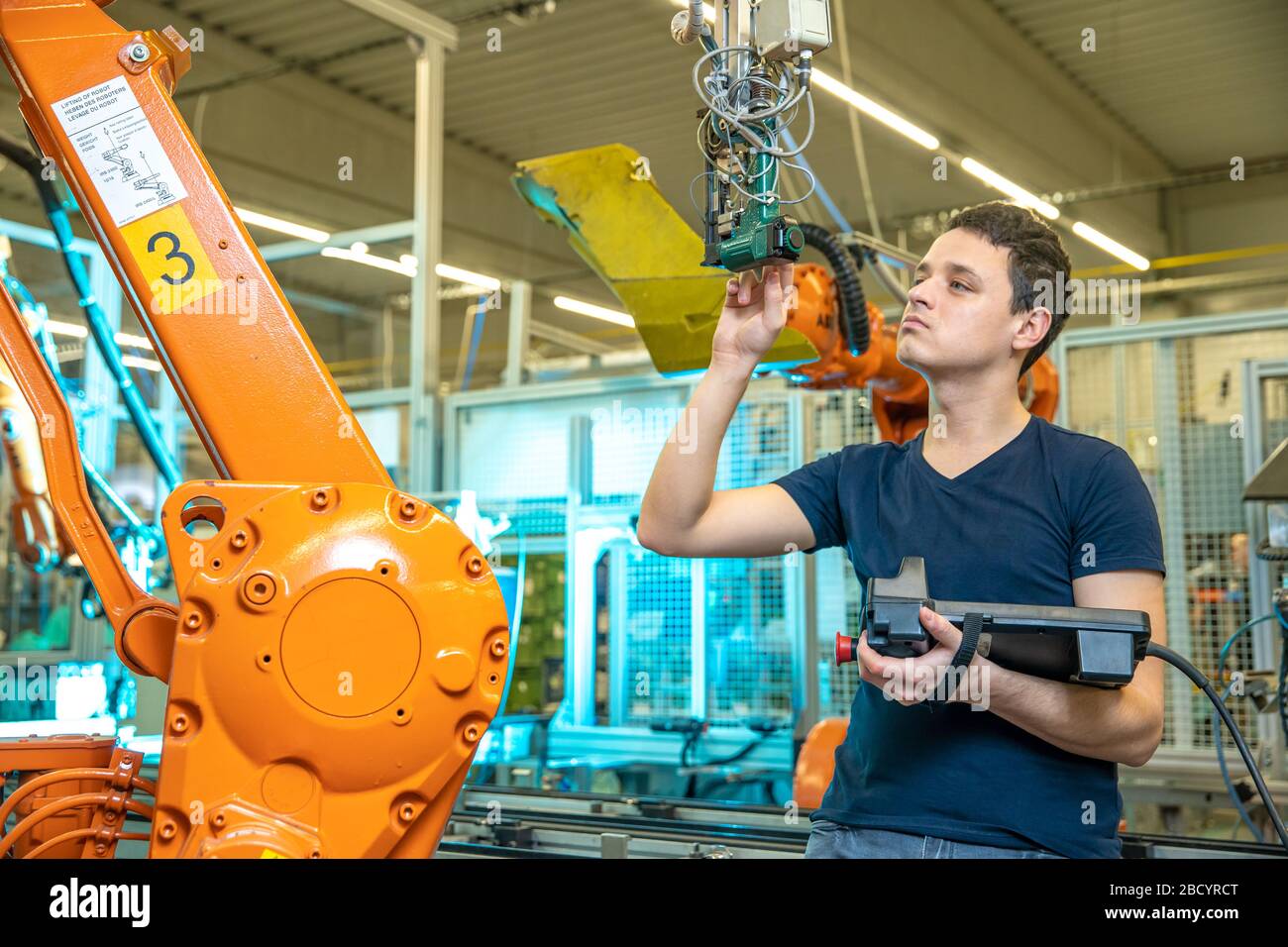 Production of a software product hi-res stock photography and images ...