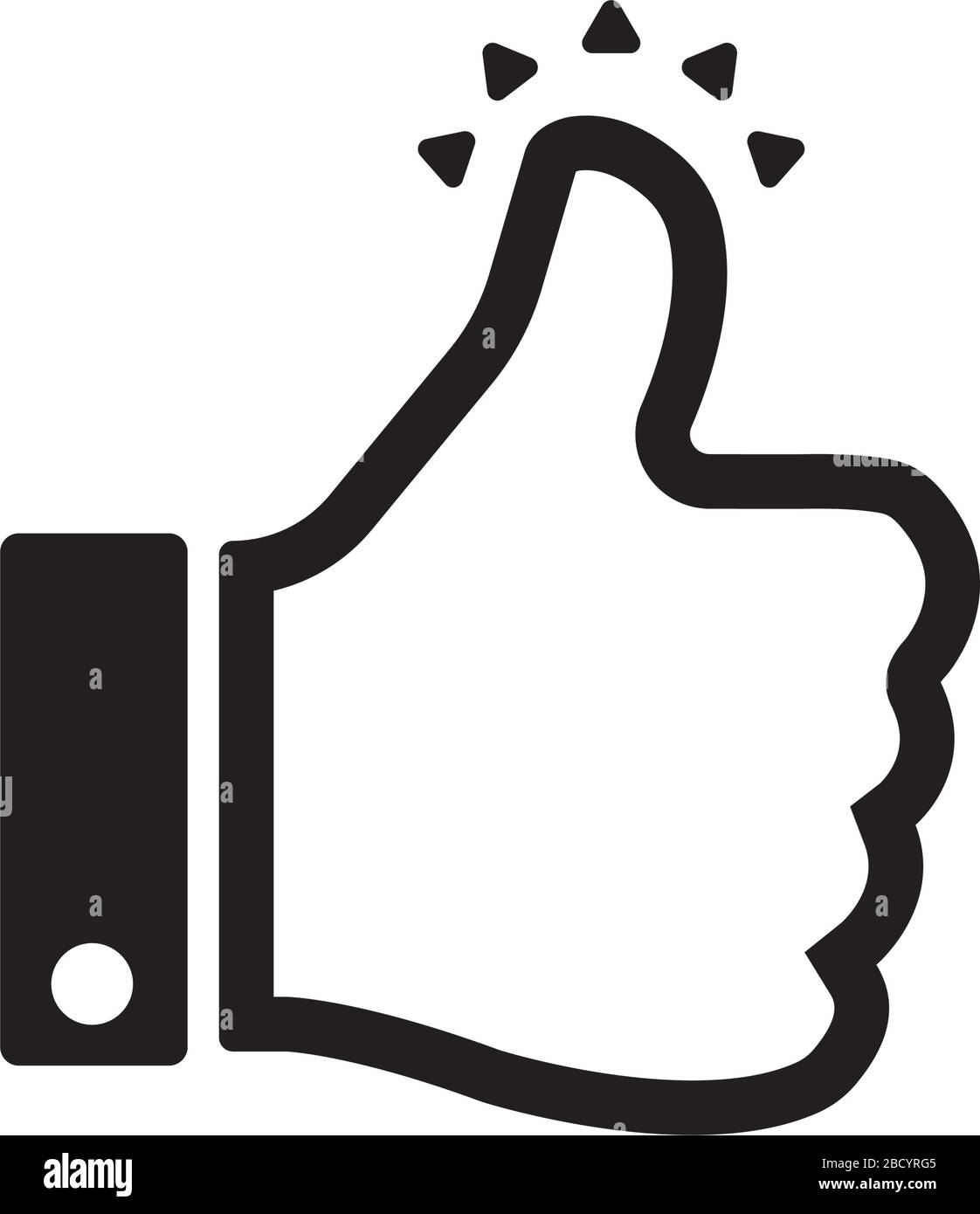 Thumbs up icon Stock Vector Image & Art - Alamy