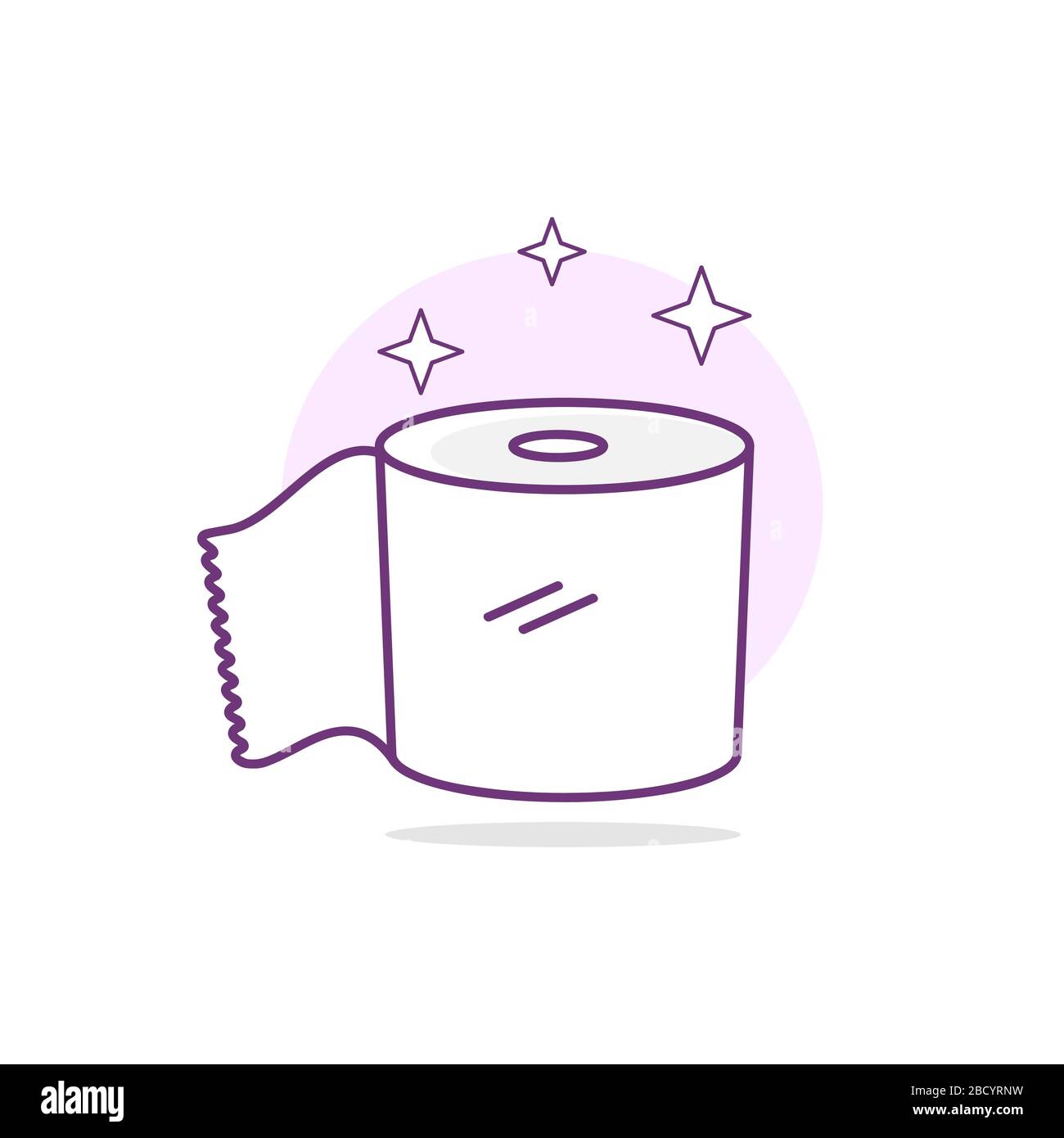 Toilet paper Vector Suitable For Greeting Card, Poster Or T-shirt ...