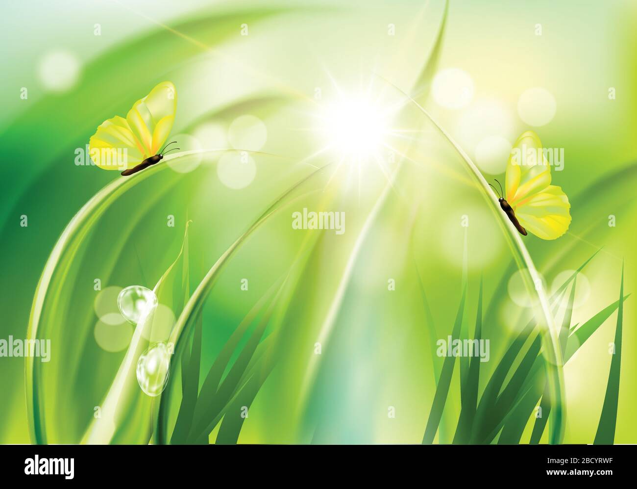 Spring fresh air Stock Vector Images - Alamy