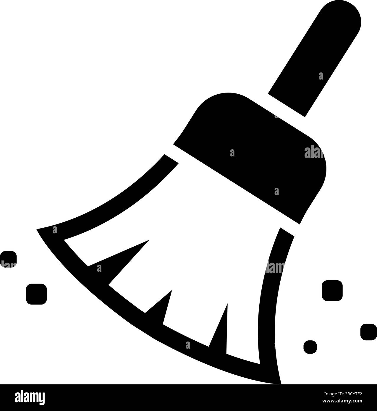 Dust broom vector hi-res stock photography and images - Alamy