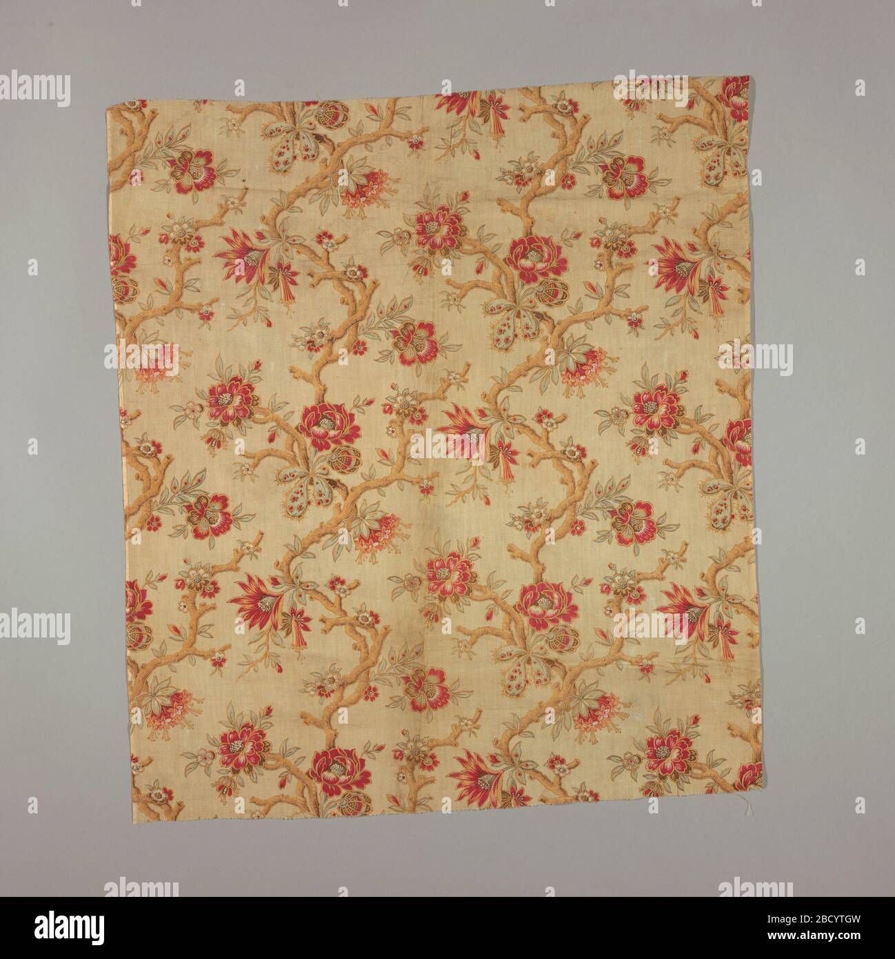 Textile. Research in ProgressLength of printed cotton with half-drop ...