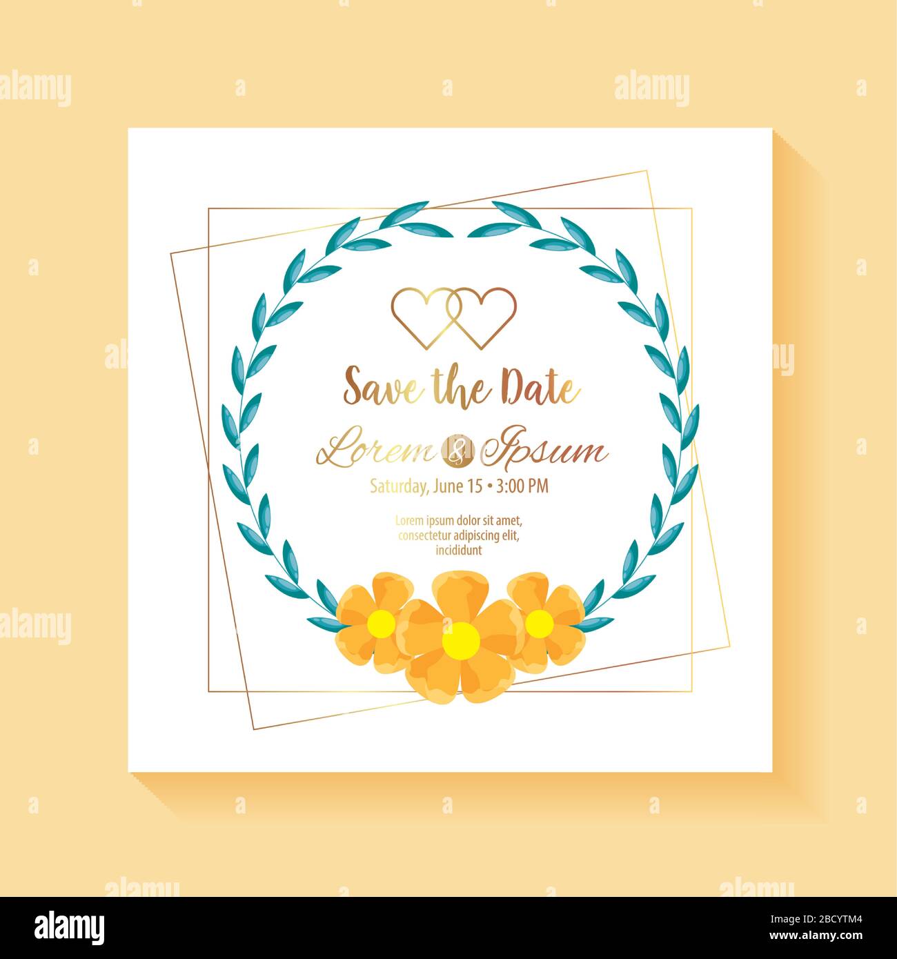 Spring stamp label square hi-res stock photography and images - Alamy
