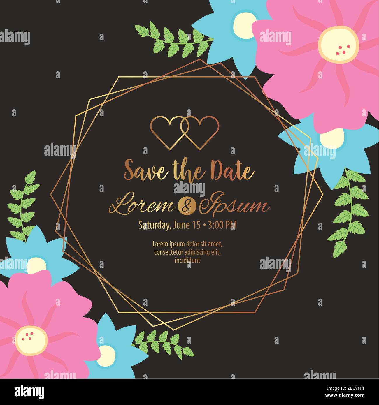save the date circular frame Stock Vector Image & Art - Alamy