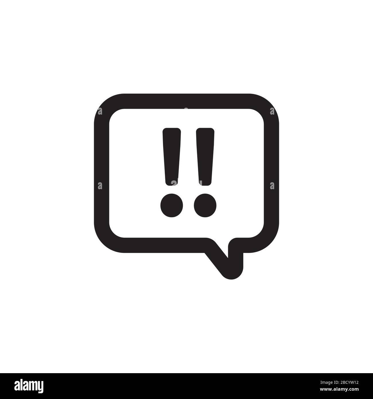 Info exclamation icon hi-res stock photography and images - Alamy
