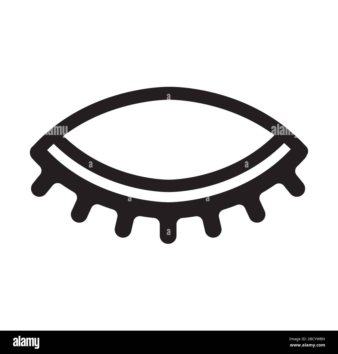 Icon closed eye Cut Out Stock Images & Pictures - Alamy