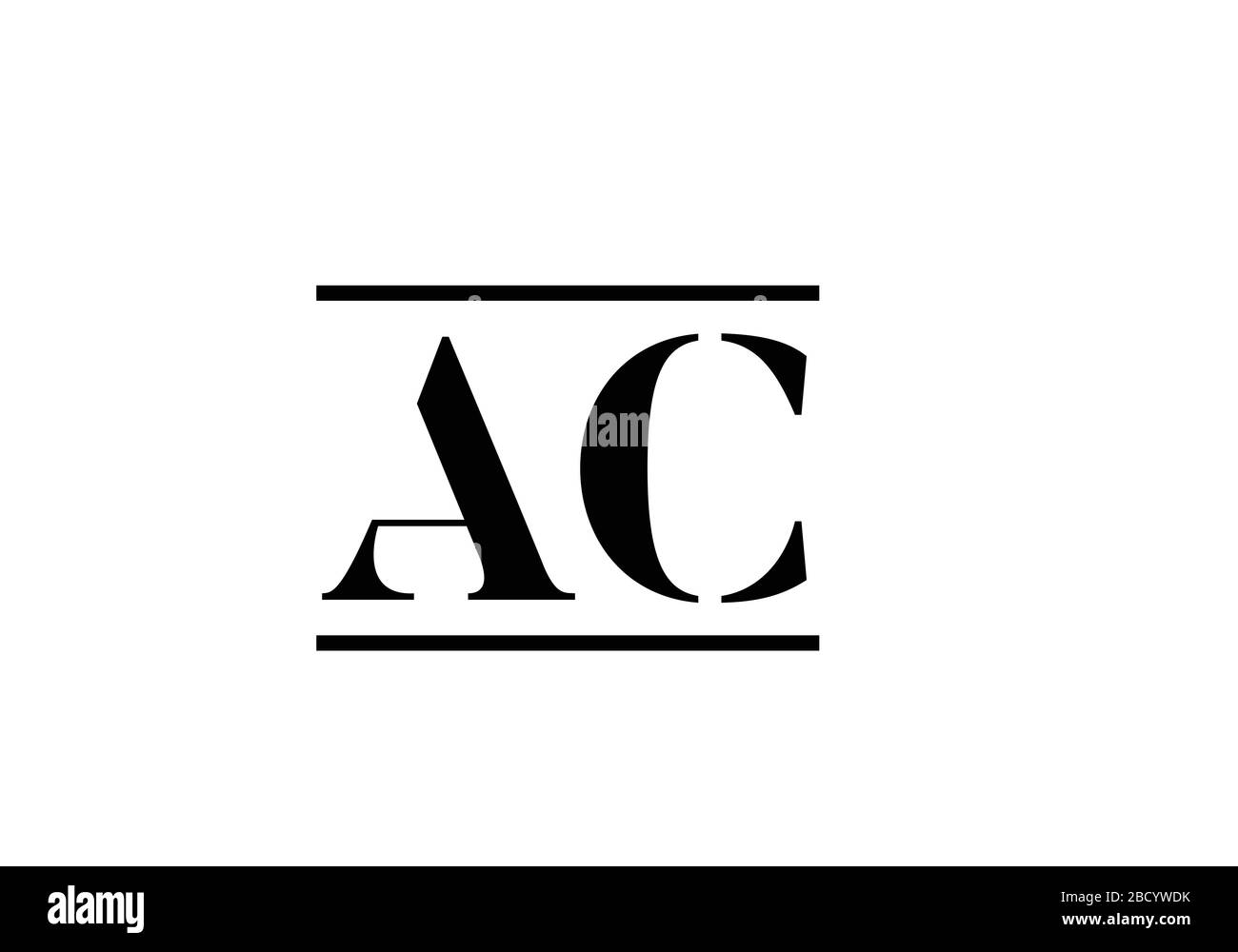 A C Initial Letter Logo design vector template, Graphic Alphabet Symbol ...