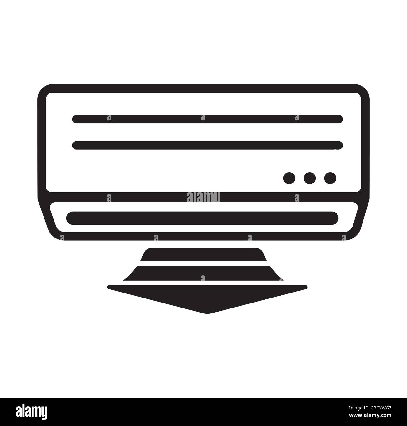 Air conditioner icon hi-res stock photography and images - Alamy