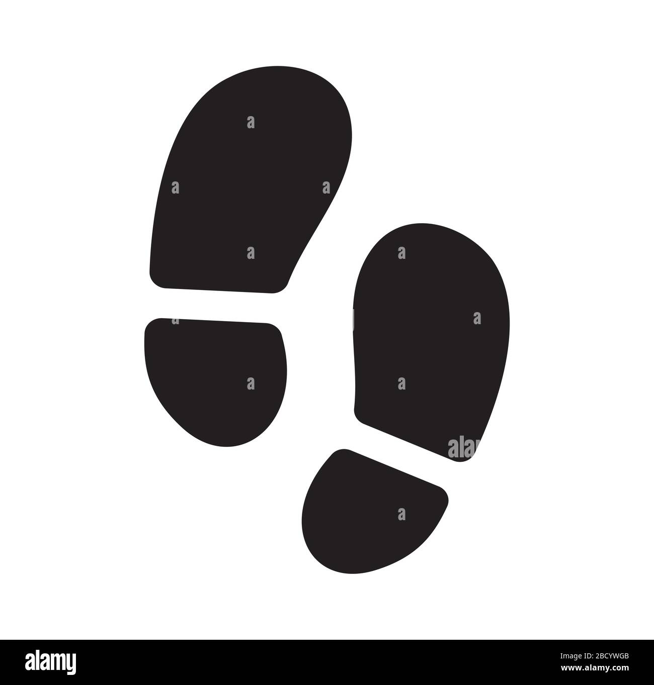 Footstep vector hi-res stock photography and images - Alamy