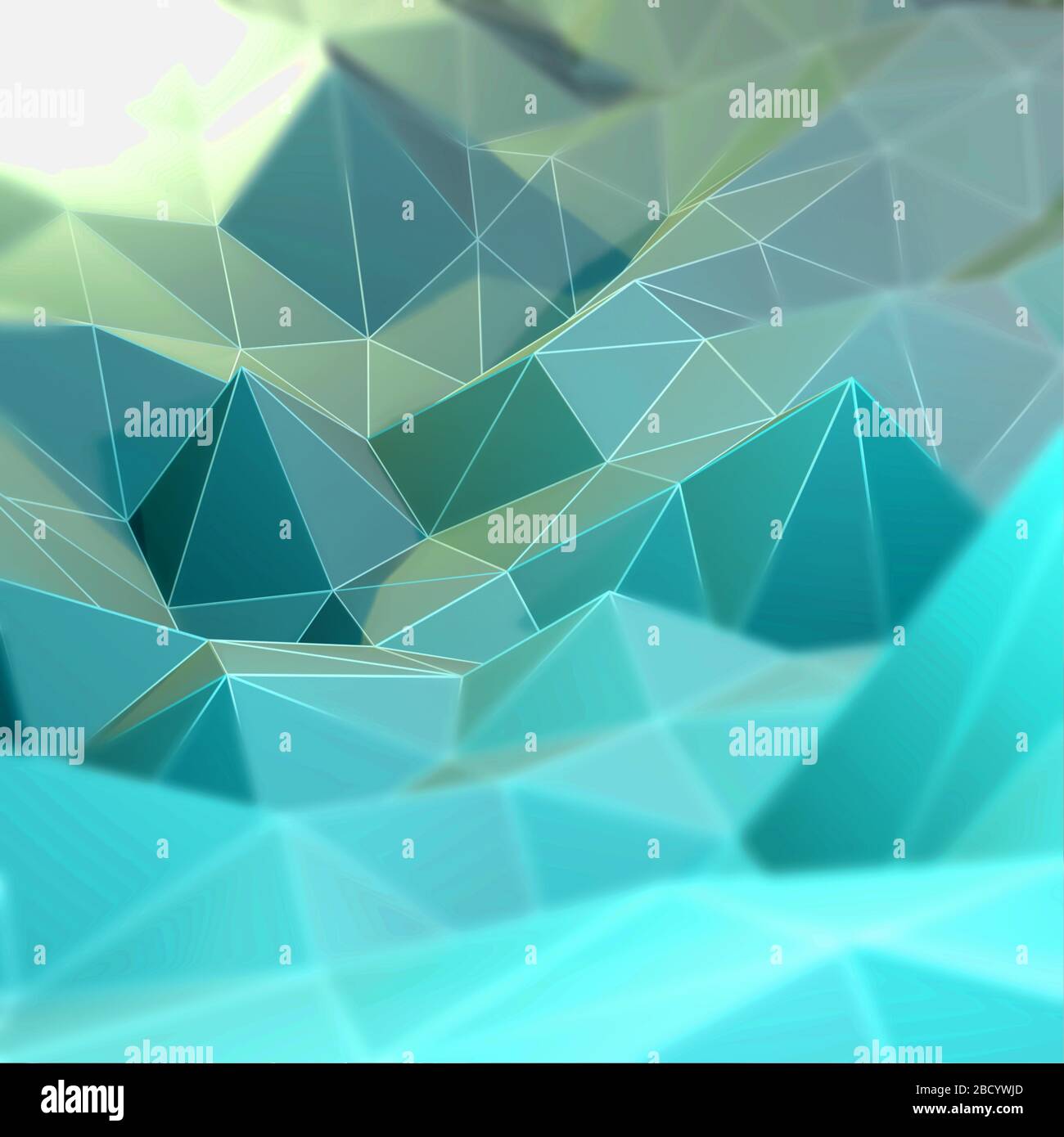 Teal neon triangle Stock Vector Images - Alamy