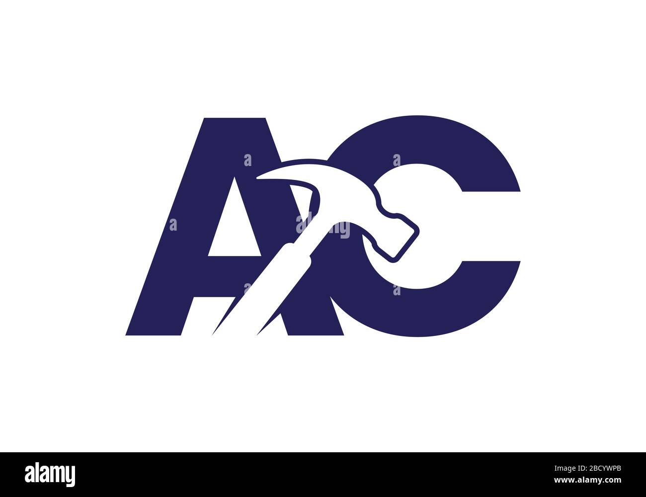 A C Initial Letter Logo design vector template, Graphic Alphabet Symbol ...