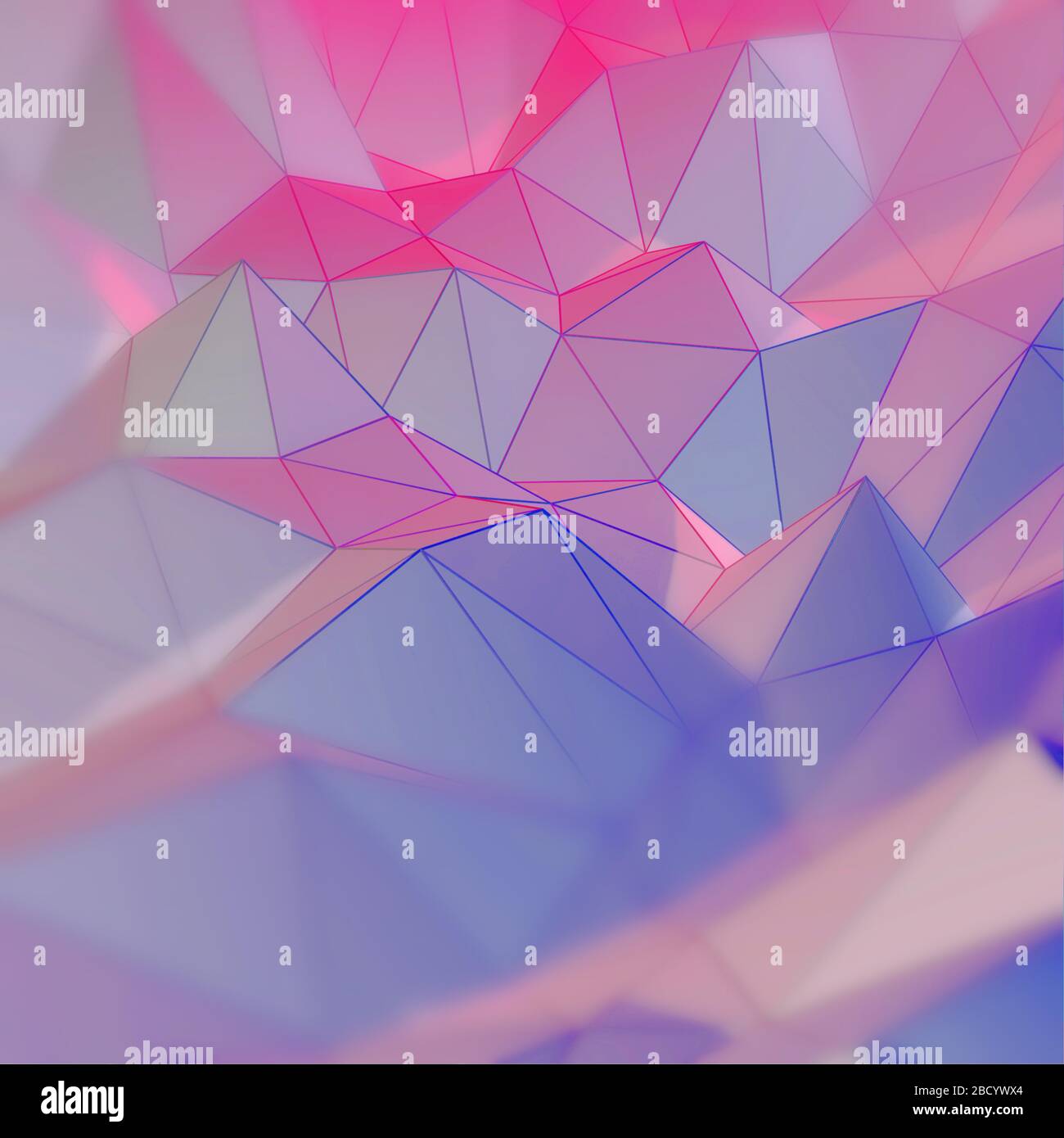 Folded 3d shapes paper Stock Vector Images - Alamy