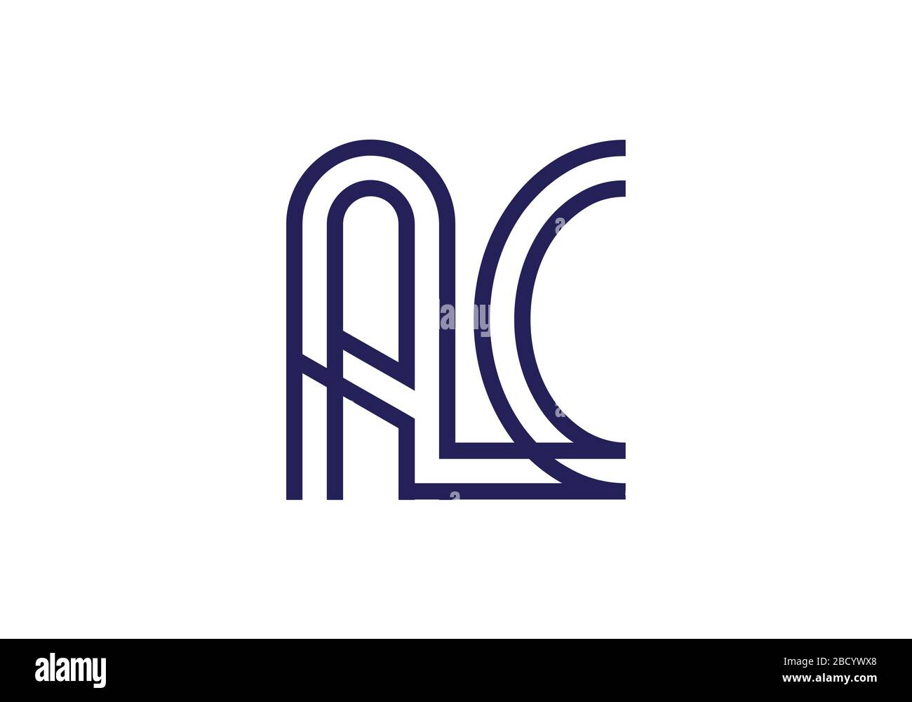 A C Initial Letter Logo design vector template, Graphic Alphabet Symbol ...