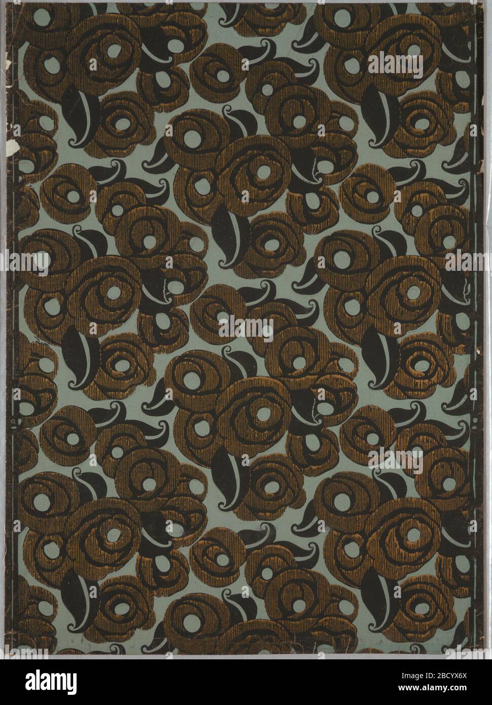 Sidewall. Research in ProgressPrinted in art deco style of decoration ...