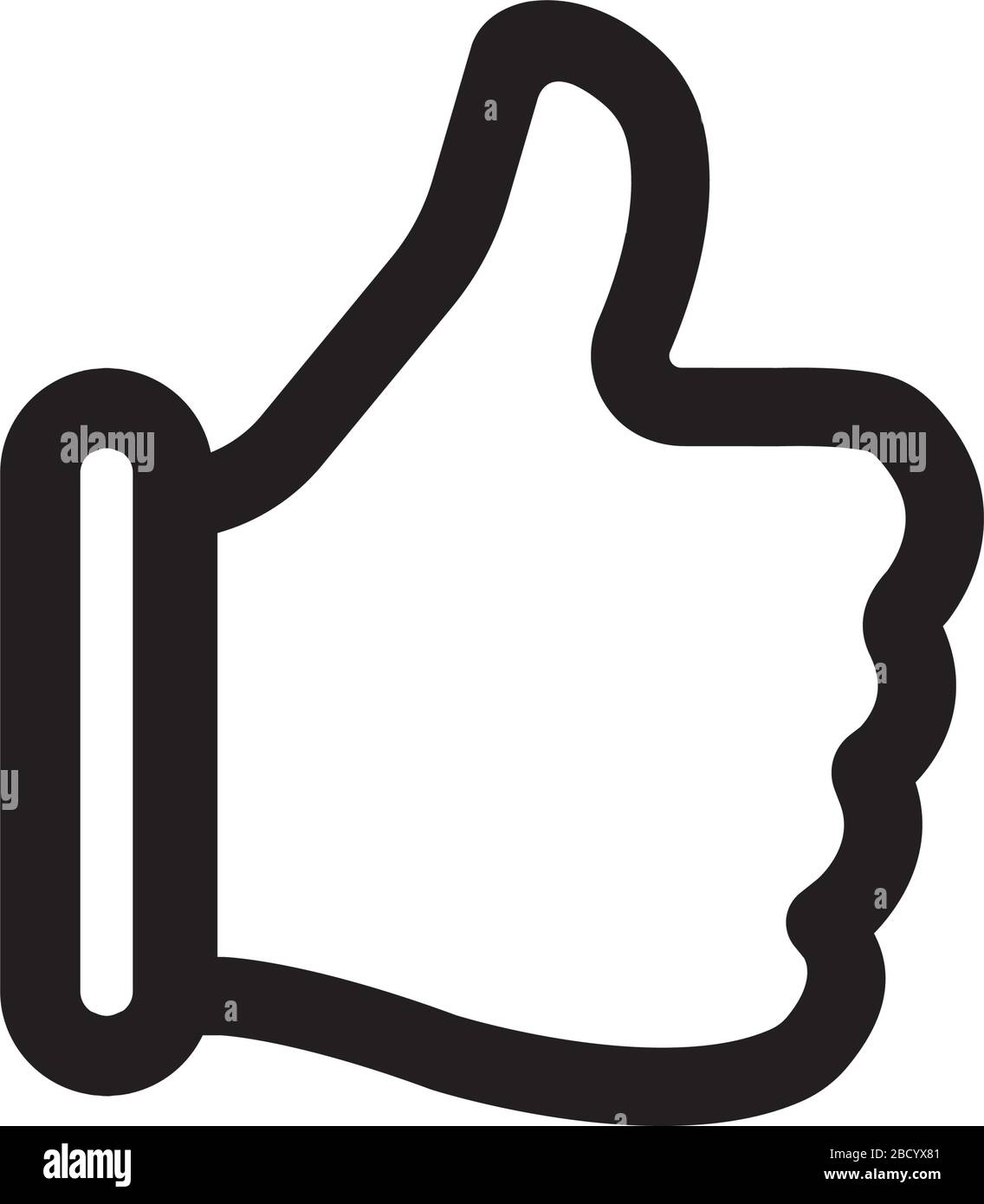 Thumbs up icon Stock Vector Image & Art - Alamy