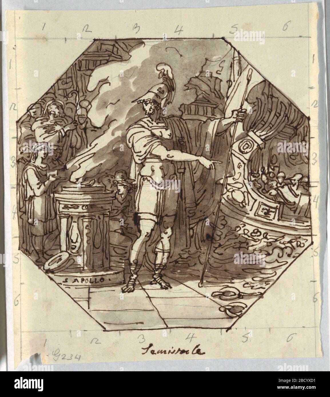 Altar of apollo hi-res stock photography and images - Alamy