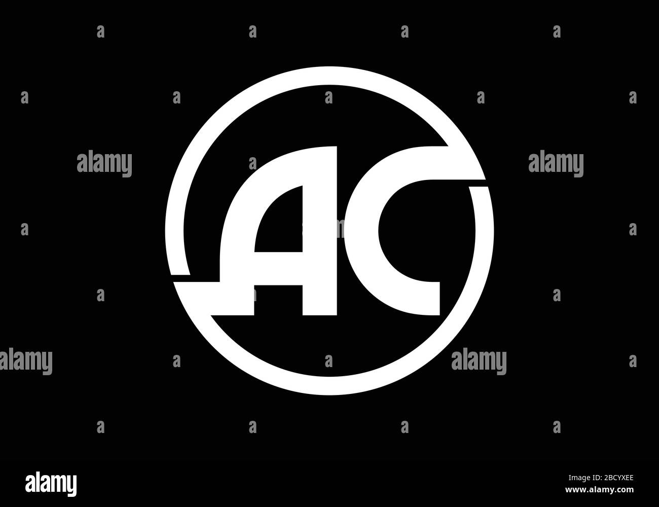 A C Initial Letter Logo design vector template, Graphic Alphabet Symbol ...