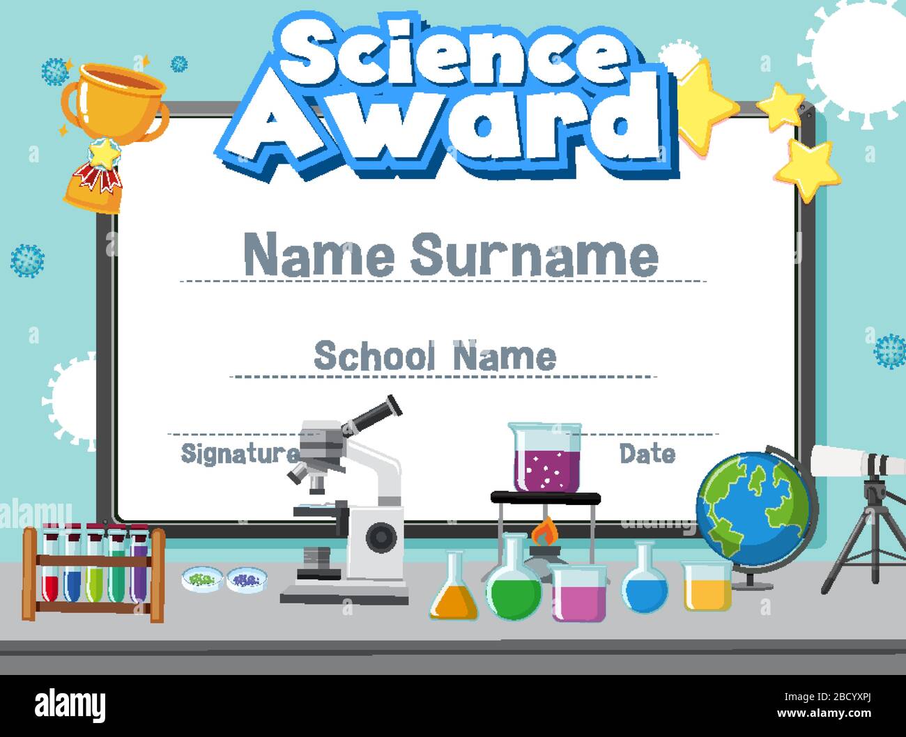 Award Certificate Template For Kids