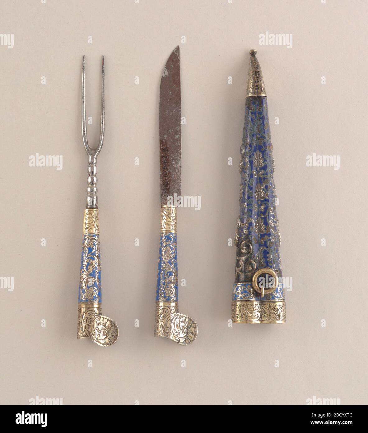 Sheath. Research in ProgressTapered sheath, blue enamel surrounding ...