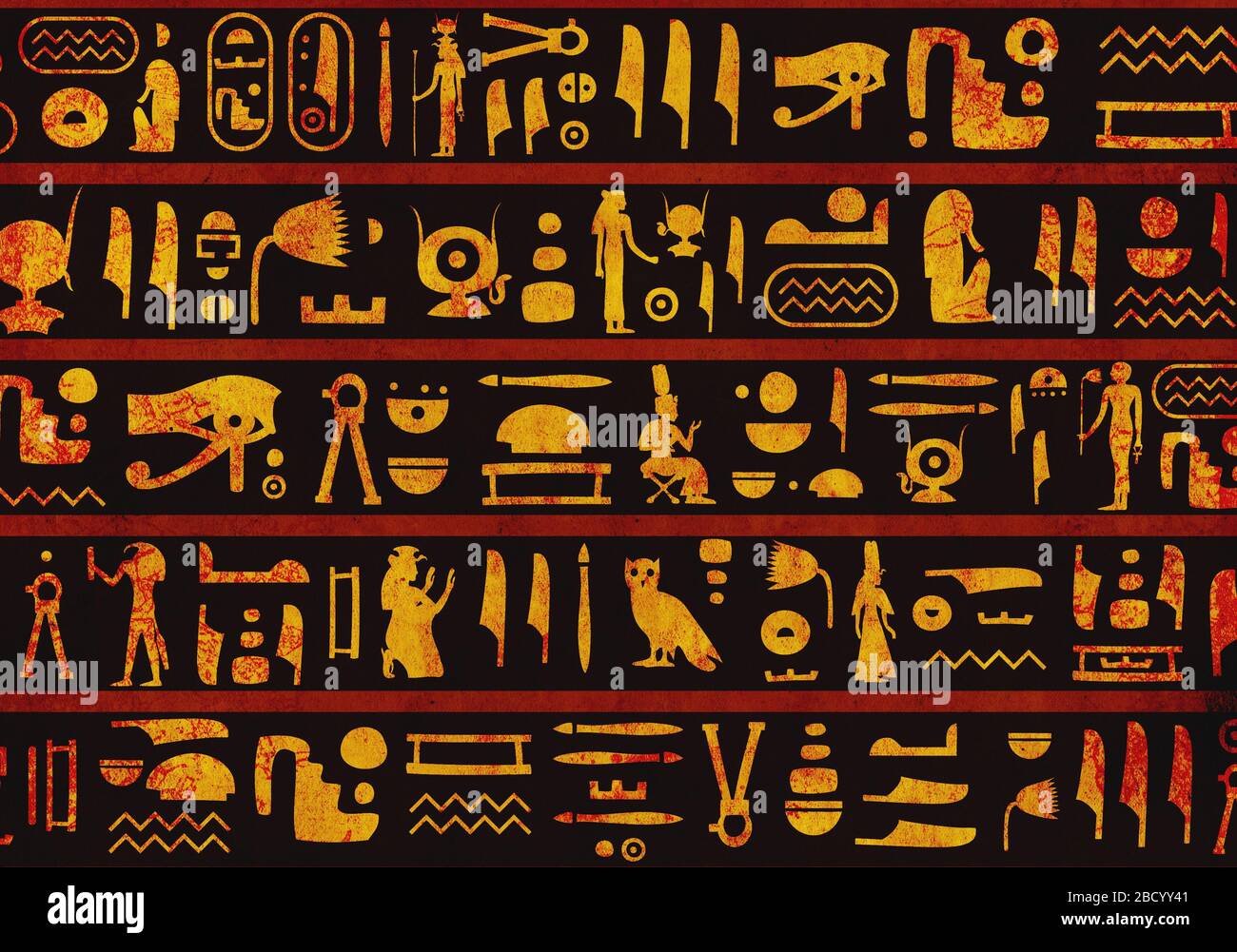 Square grunge background with old paper texture of yellow color and ...