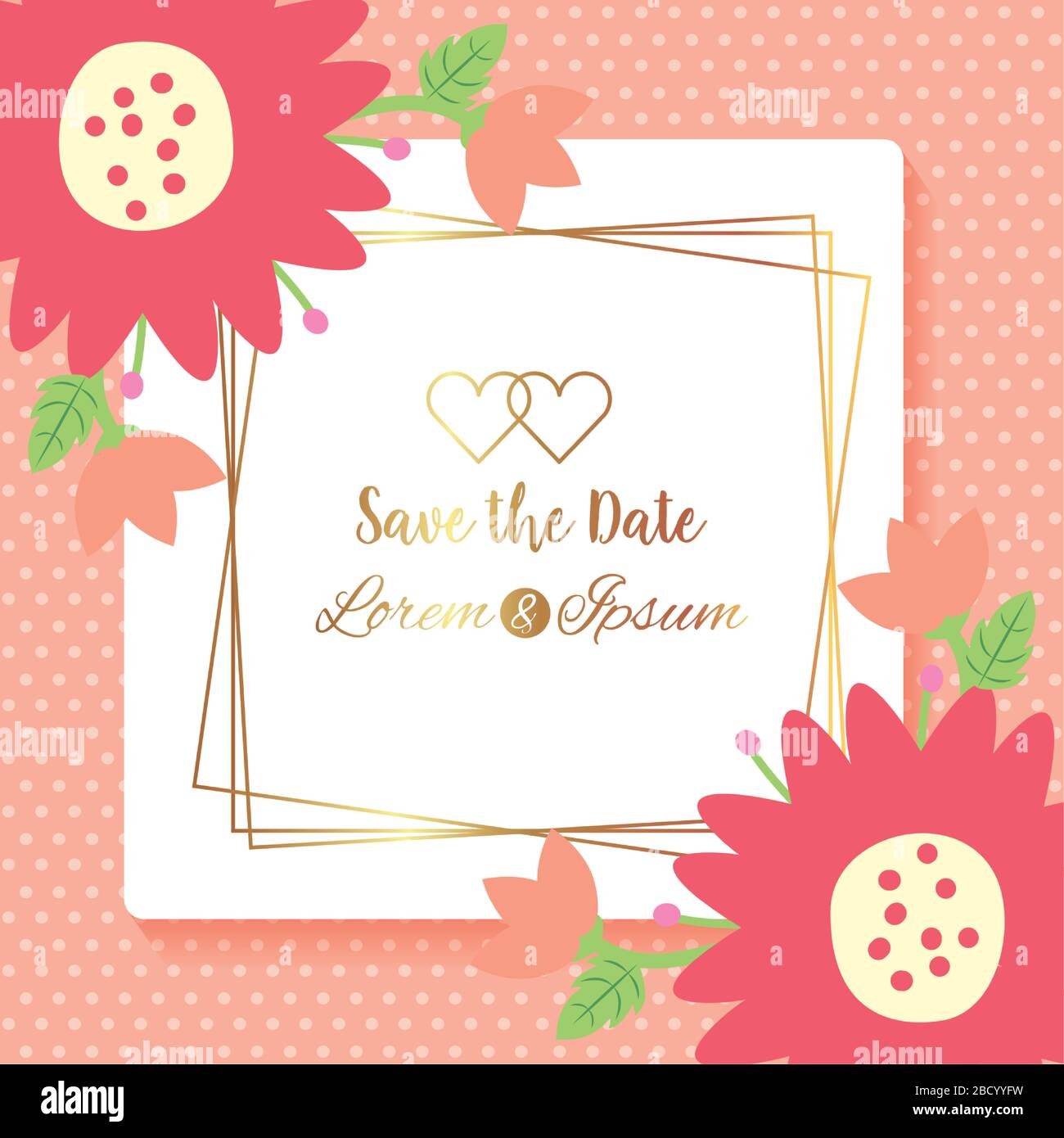 Spring stamp label square hi-res stock photography and images - Alamy