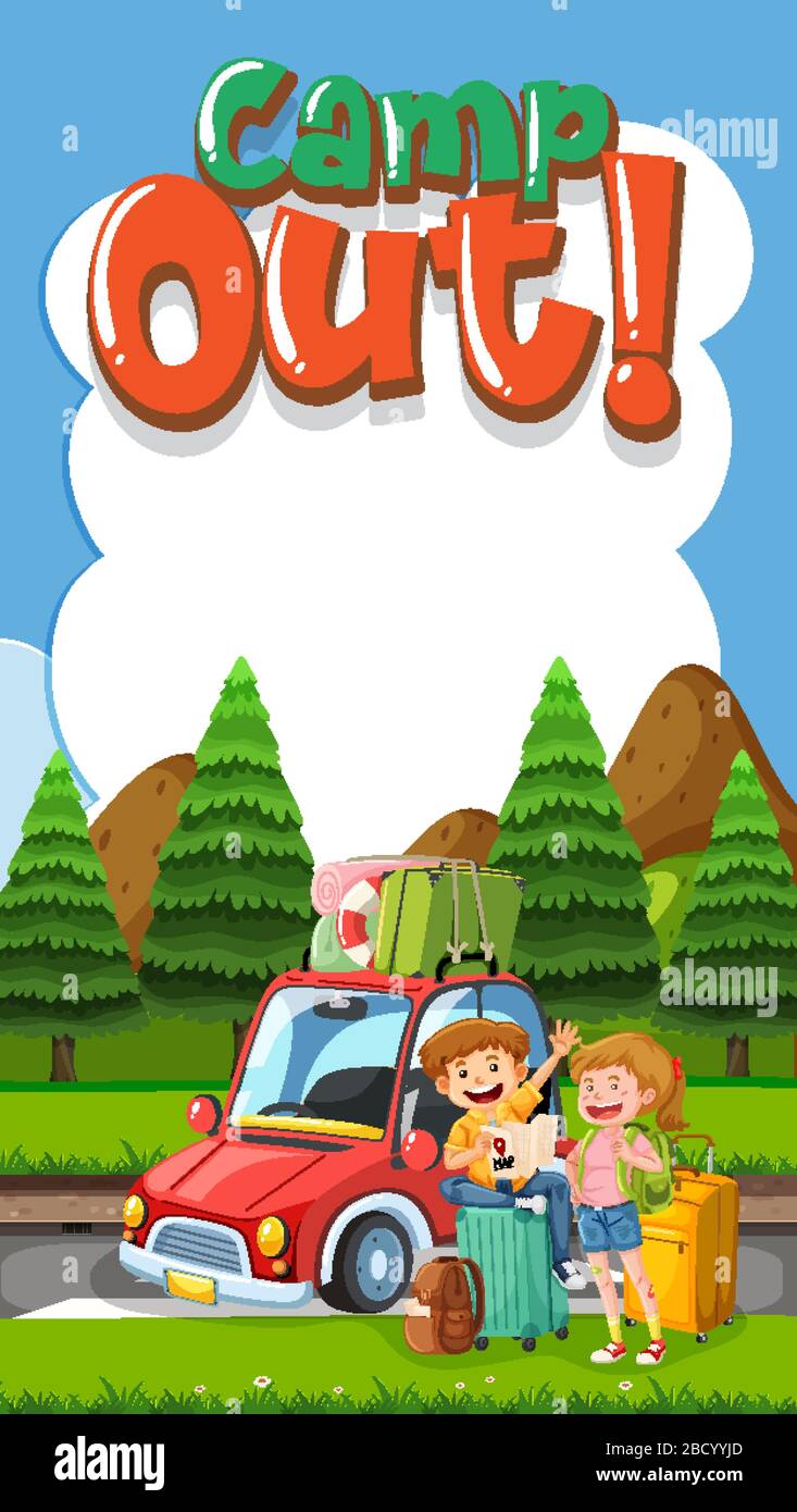 Holiday park signage vector Stock Vector Images - Alamy