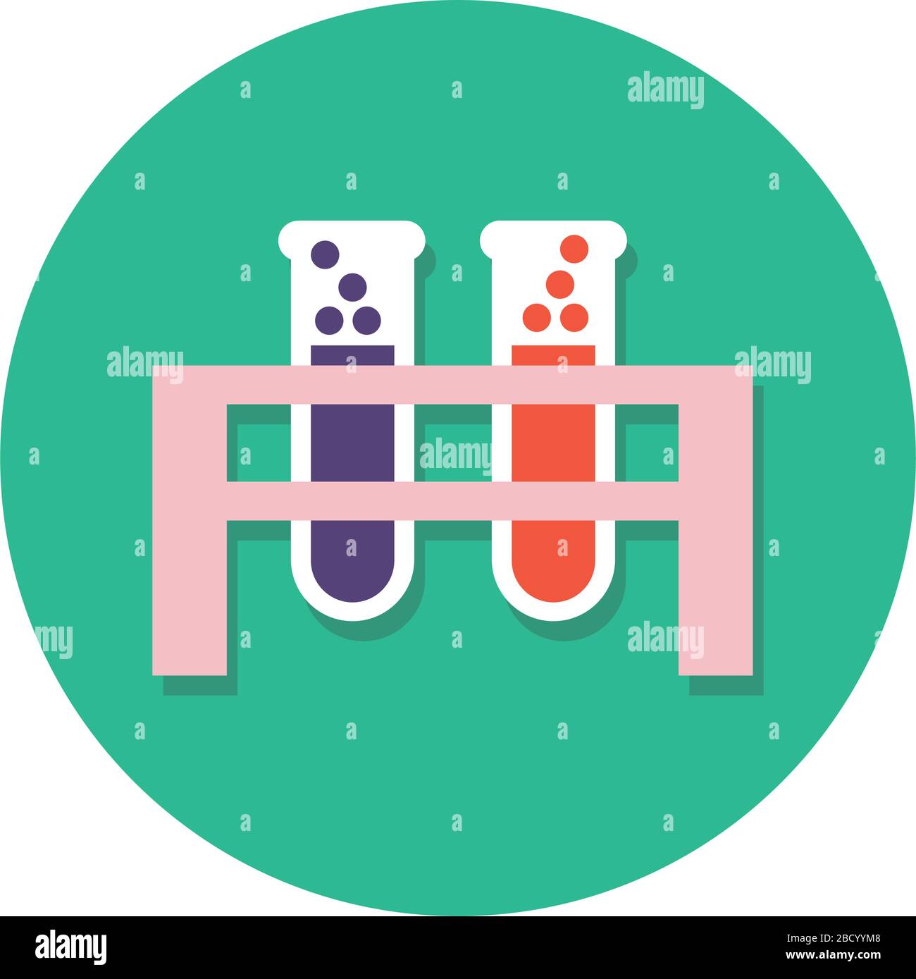 tubes tests laboratory line and fill style Stock Vector Image & Art - Alamy